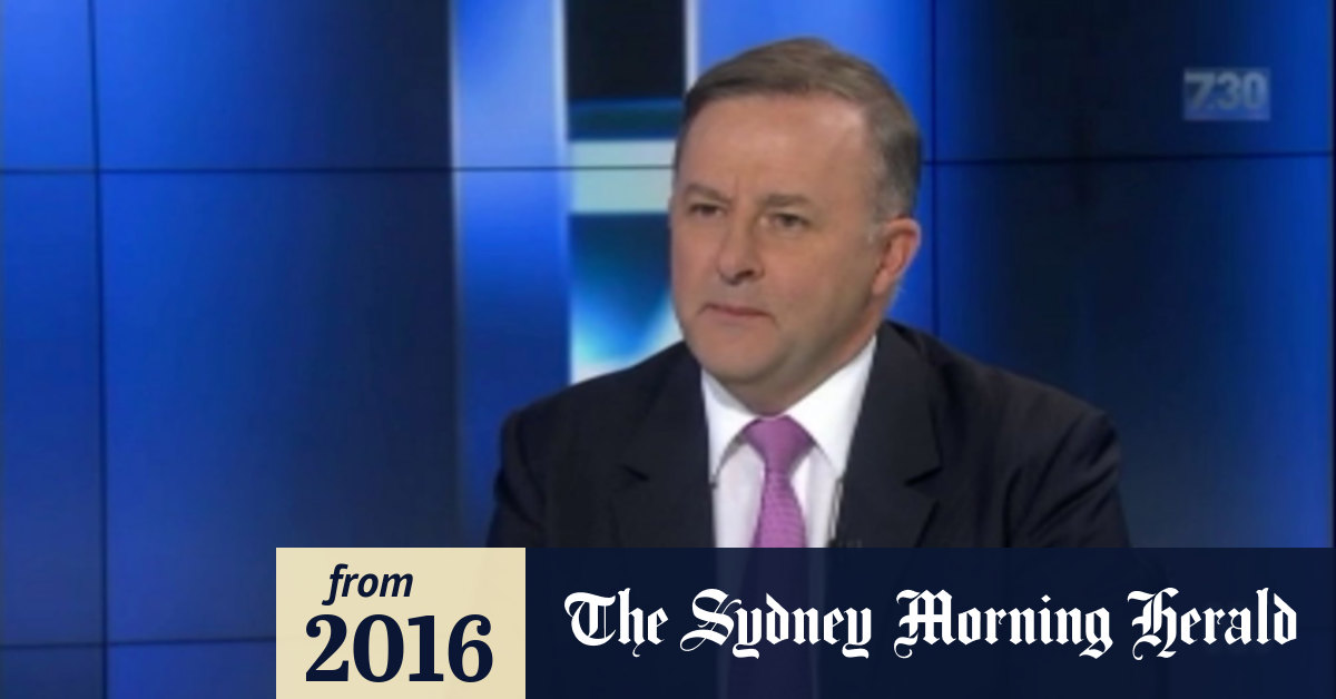 Australian Federal Election 2016 Anthony Albanese Rules Out Immediate